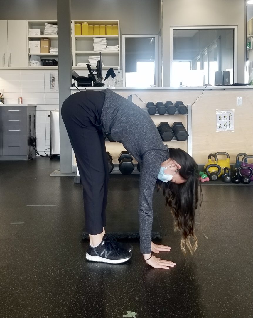 Tips on conquering the standing toe touch - Pivotal Physio